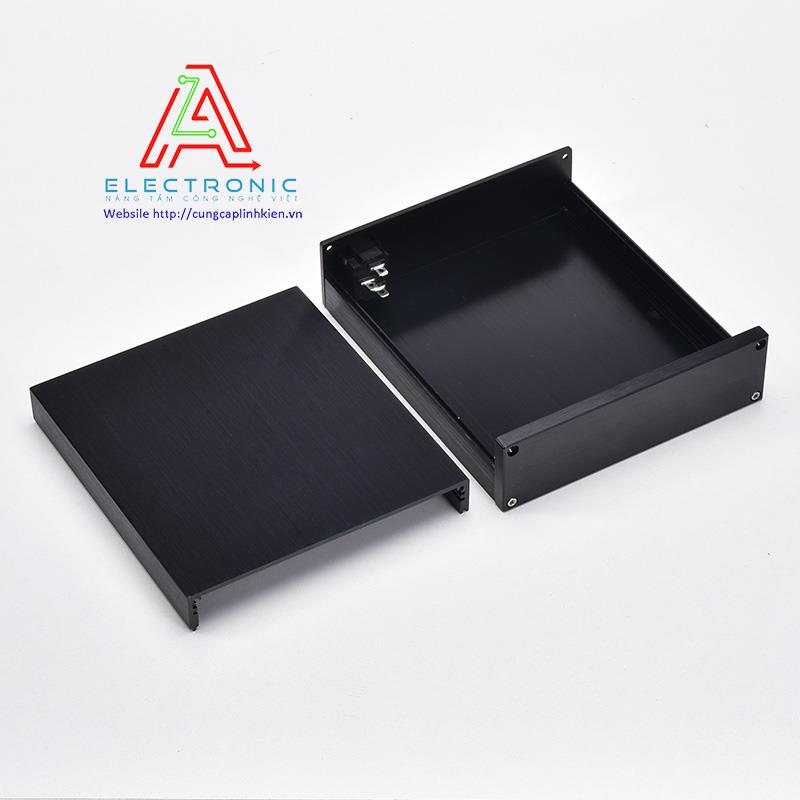 Vỏ hộp nhôm DIY BRZHiFi CDROM 147.5x42x169mm thân đen | Cửa hàng thiết ...