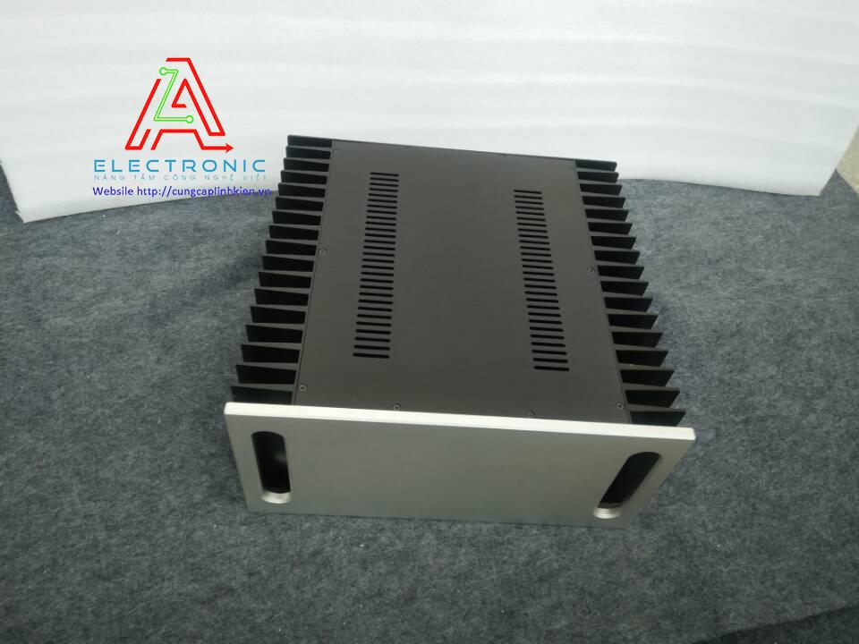 Bộ tản nhiệt khung nhôm khuếch đại công suất 4320A 430*200*418mm thân ...