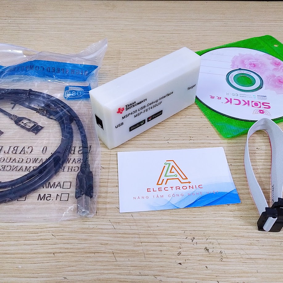 Máy nạp MSP430 MSP-FET430UIF Trình ghi USB JTAG SBW BSL không có cáp ...