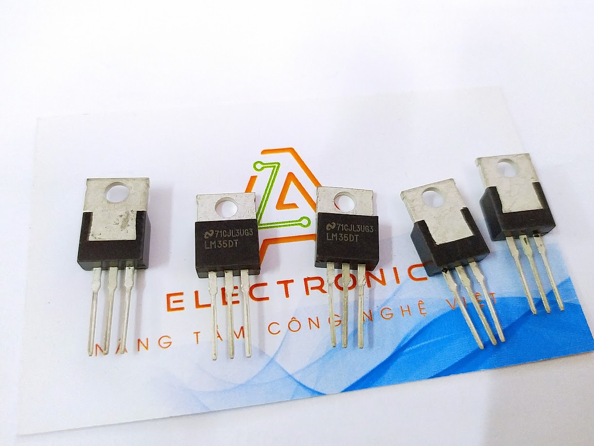 Cảm biến nhiệt độ LM35DT mới Triode TO220 transistor loại tốt Hk-146-3 ...