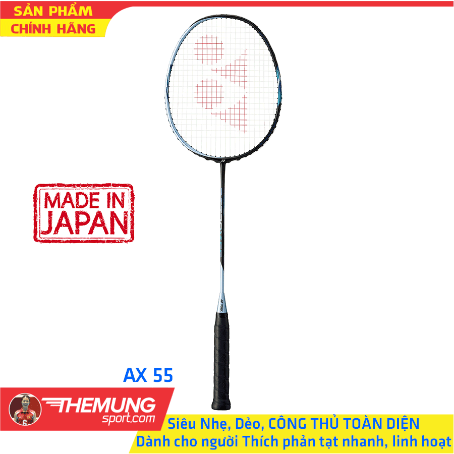 [AX55] Vợt Cầu Lông YONEX ASTROX 55 || Vợt Nhẹ, Dẻo - Công Thủ Toàn ...