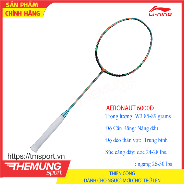 Vợt Cầu Lông LiNing Aeronaut 6000D Drive Thế Mừng Sport