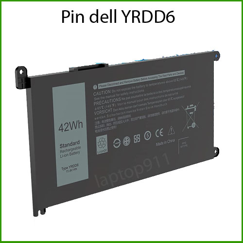 Pin laptop dell inspiron 3581 YRDD6 pin chất lượng tốt bảo hành uy tín