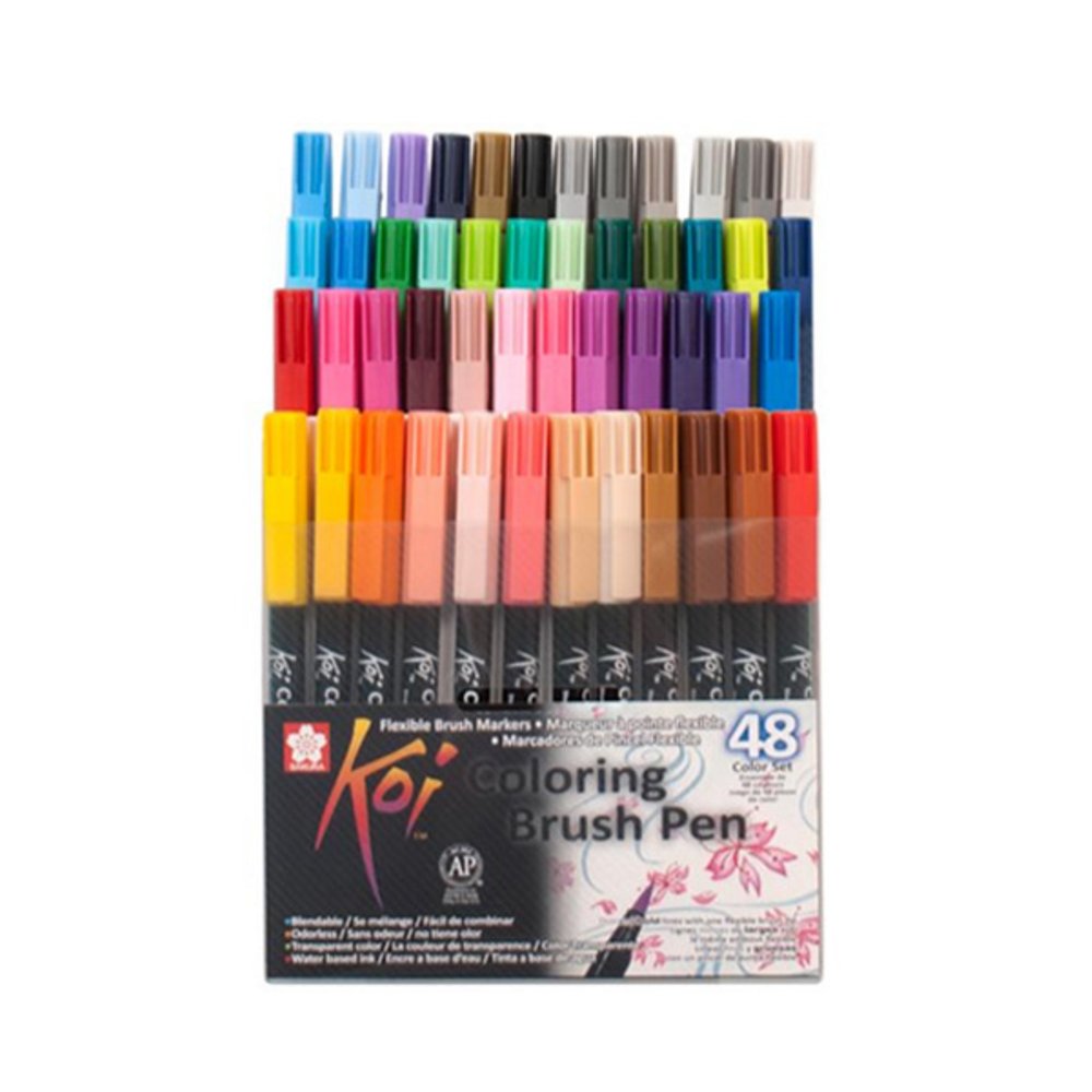 ( theo bộ ) Bút Cọ Màu Nước SAKURA Koi - Coloring Brush Pen – Hana Art Shop