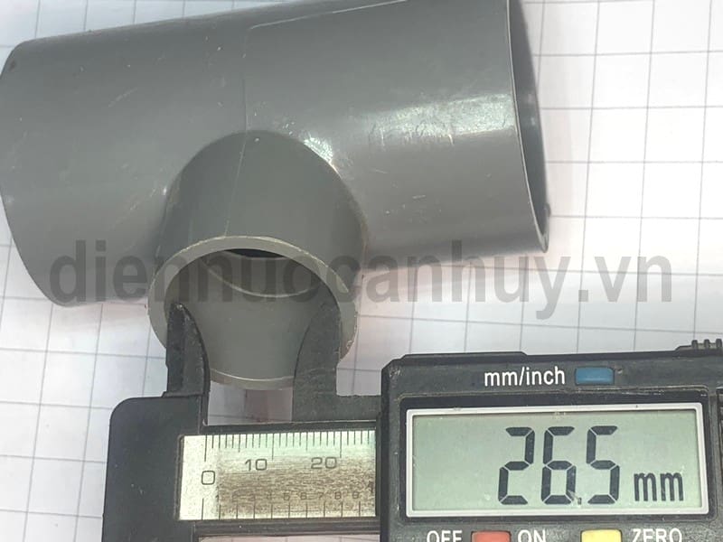 chữ T PVC Tiền Phong Tê thu 42-27 | Điện, Nước, Kim Khí, Điện Lạnh