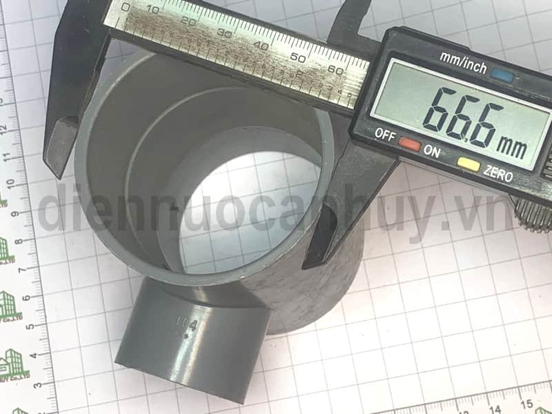 chữ T PVC Tiền Phong Tê thu 60-34 | Điện, Nước, Kim Khí, Điện Lạnh