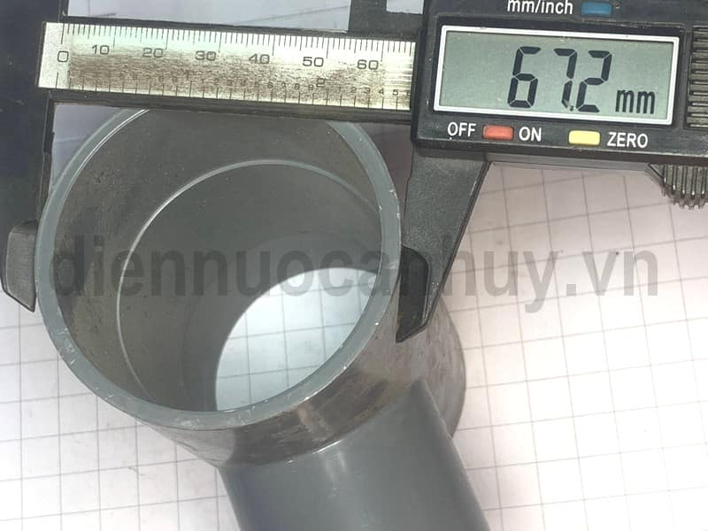 chữ T PVC Tiền Phong Tê thu 60-42 | Điện, Nước, Kim Khí, Điện Lạnh