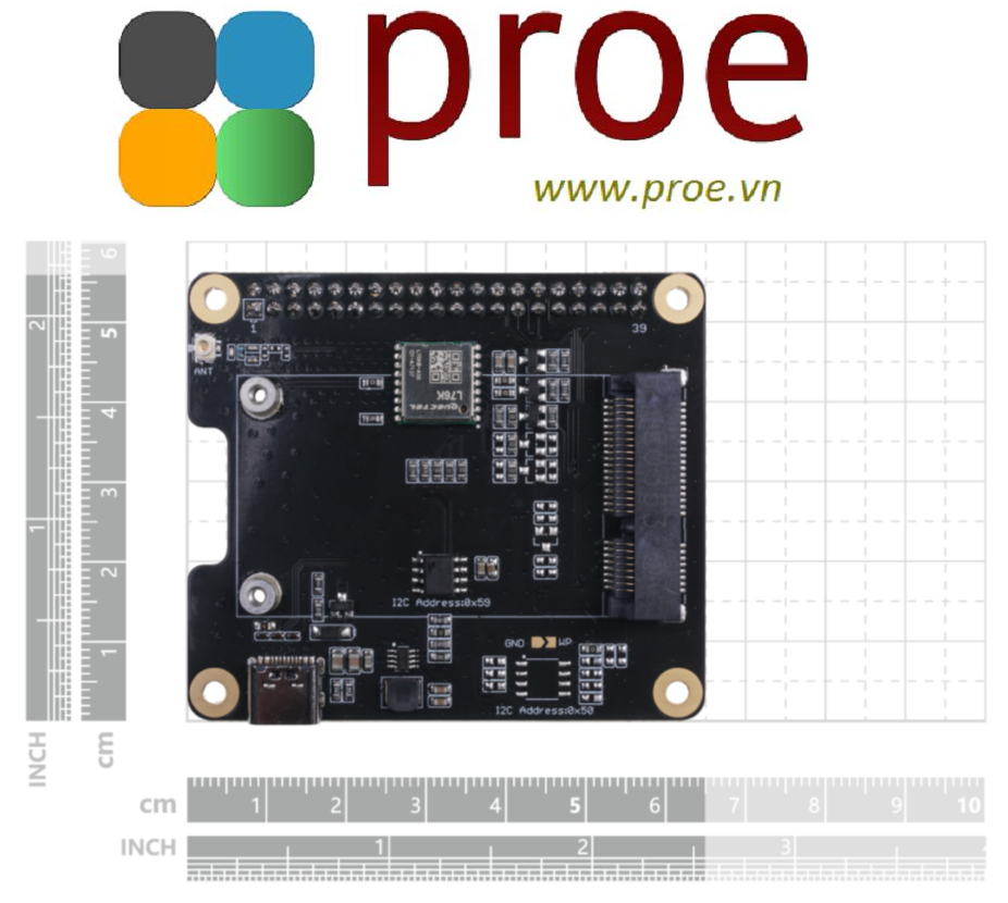 113100022 WM1302 Raspberry Pi Hat | Điện tử ProE