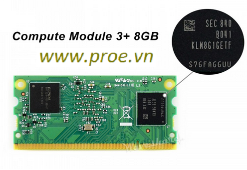 Raspberry Pi Compute Module 3+/8GB Development Kit Type B | Điện tử ProE