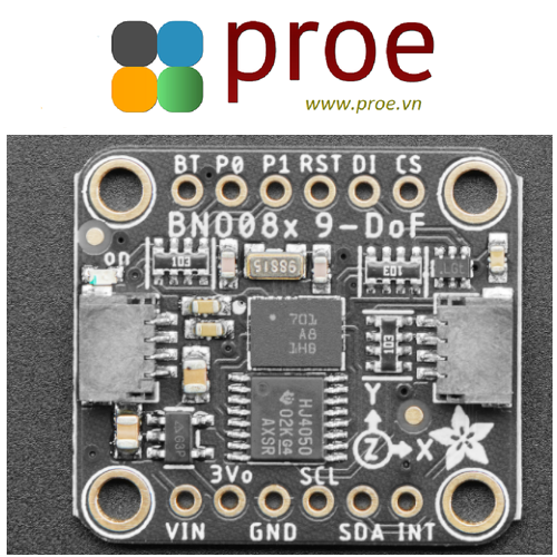 Adafruit 9-DOF Orientation IMU Fusion Breakout - BNO085 (BNO080) - STEMMA QT / Qwiic | Điện tử ProE