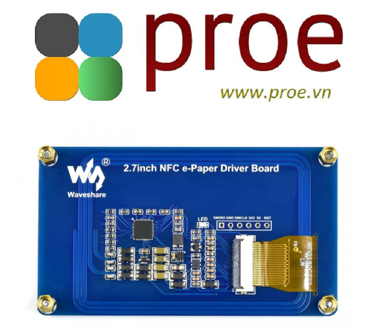 2.7inch Passive NFC-Powered E-Paper Module, No Battery | Điện tử ProE