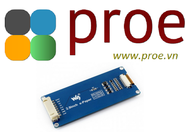 2.9inch e-Paper Module (C) | Điện tử ProE
