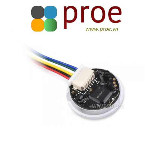 Round 2D Codes Scanner Module, Barcode/QR code Reader, With LED ...