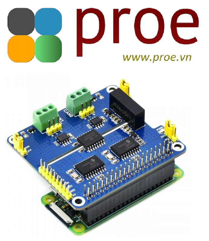 2-CH CAN HAT 2-Channel Isolated CAN Expansion HAT for Raspberry Pi ...