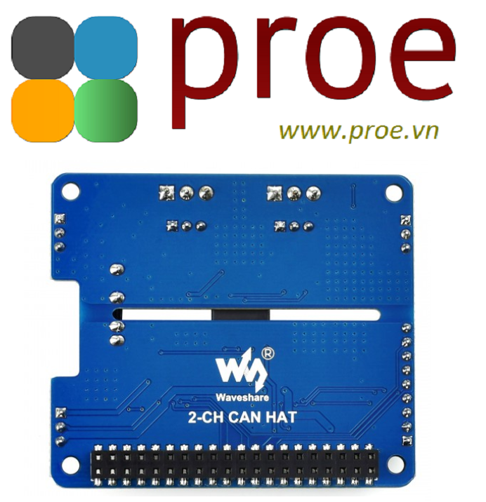 2-CH CAN HAT 2-Channel Isolated CAN Expansion HAT for Raspberry Pi ...