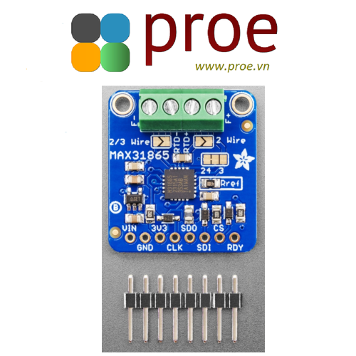 Adafruit PT100 RTD Temperature Sensor Amplifier - MAX31865 | Điện tử ProE