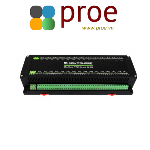 Modbus RTU 32-Ch Relay Module, RS485 Interface, With Multiple Isolation ...