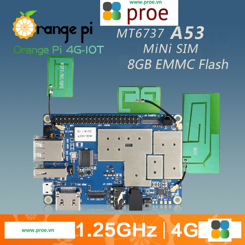 Orange Pi 4G-IOT | Điện tử ProE