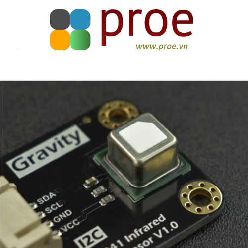Gravity: I2C SCD41 Infrared CO2 Sensor (400 - 5000 ppm) | Điện tử ProE