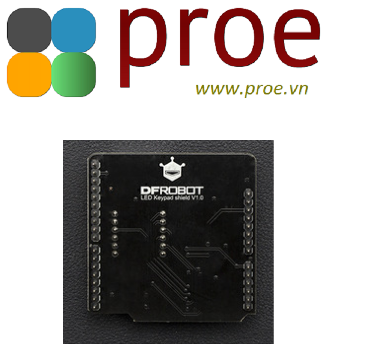 7 Segment LED Keypad Shield For Arduino | Điện tử ProE