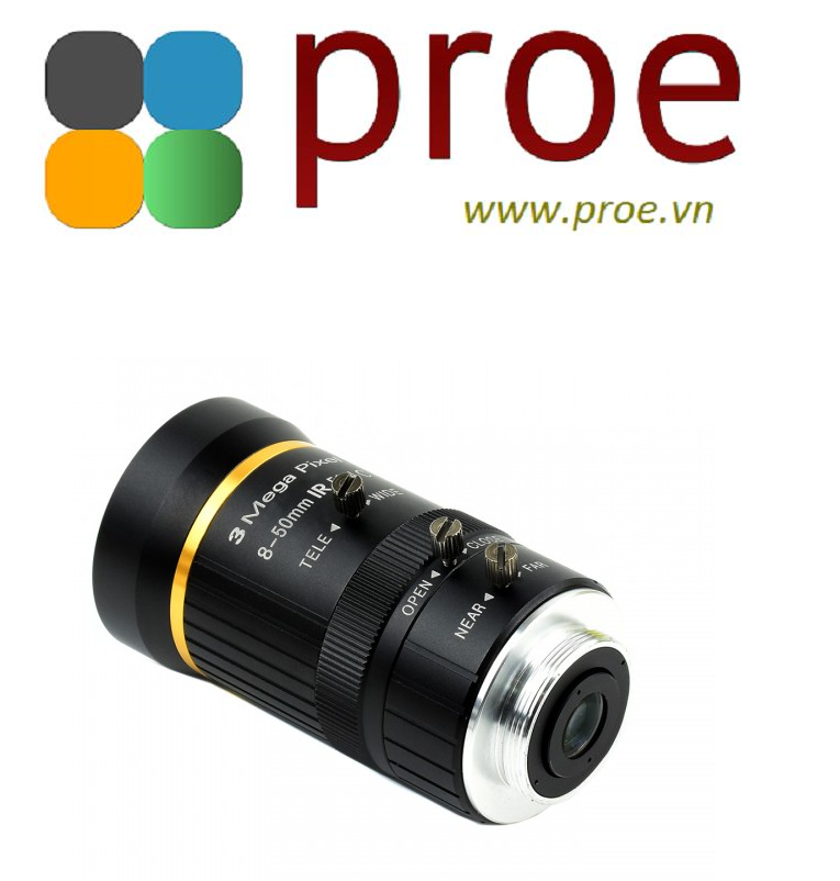 8-50mm Zoom Lens for Raspberry Pi High Quality Camera | Điện tử ProE