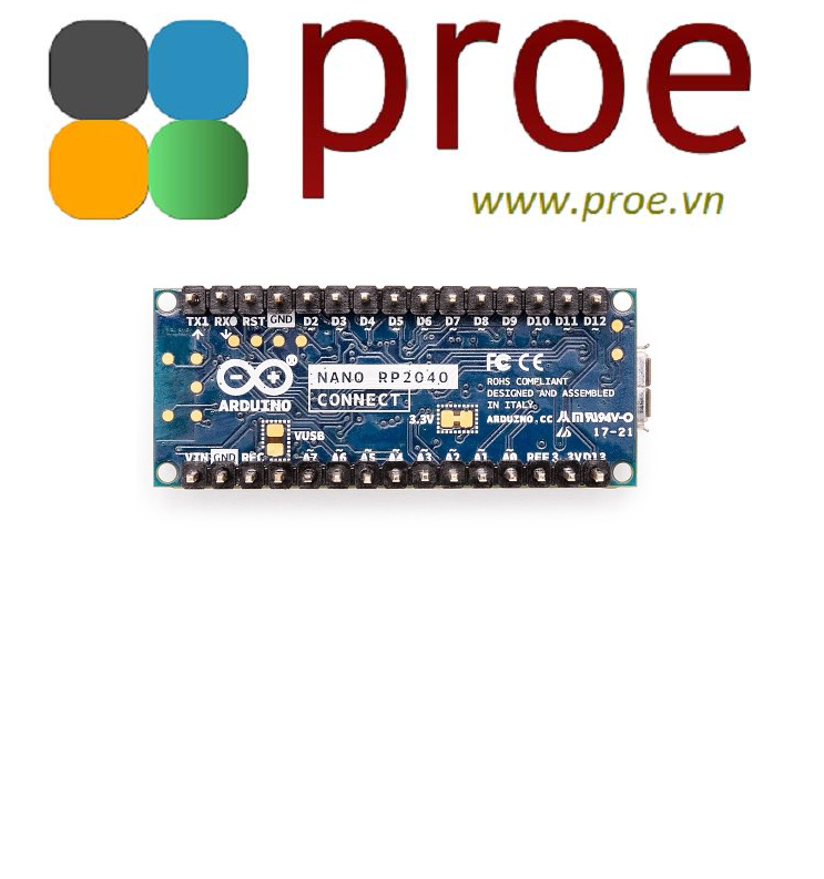 ABX00053 ARDUINO NANO RP2040 CONNECT WITH HEADERS | Điện tử ProE