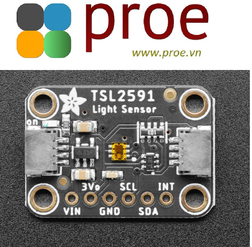 Adafruit TSL2591 High Dynamic Range Digital Light Sensor - STEMMA QT | Điện tử ProE