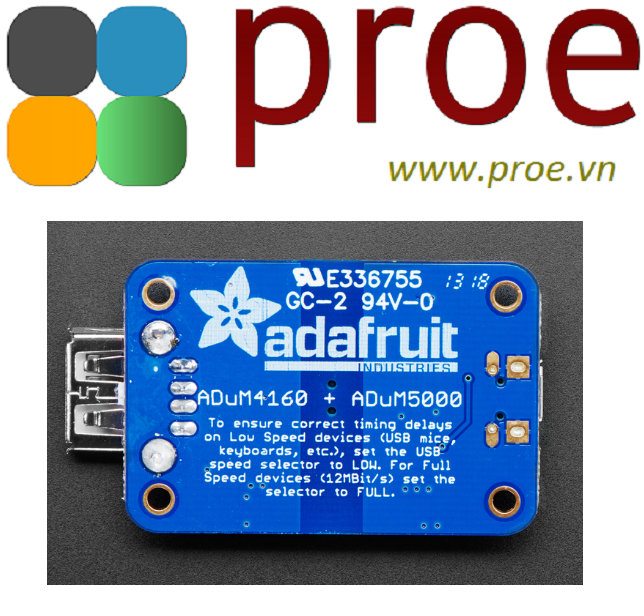 Adafruit USB Isolator - 100mA Isolated Low/Full Speed USB | Điện tử ProE