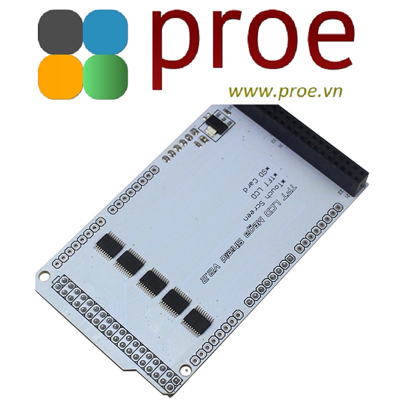 Arduino Mega LCD TFT Shield Cho LCD TFT 16bit 40 Chân | Điện tử ProE