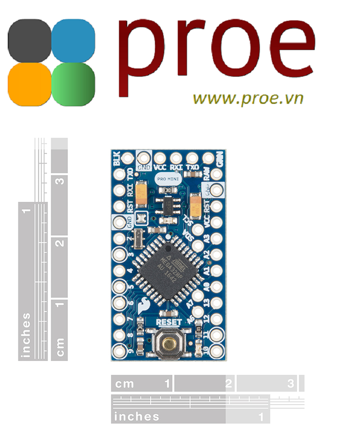 Arduino Pro Mini 328 - 5V/16MHz SparkFun | Điện tử ProE
