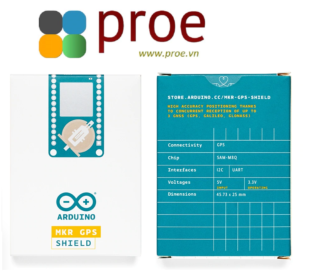 ASX00017 Arduino MKR GPS Shield | Điện tử ProE