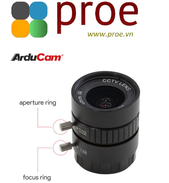 Arducam Complete High Quality Camera Bundle for Raspberry Pi and Pi ...