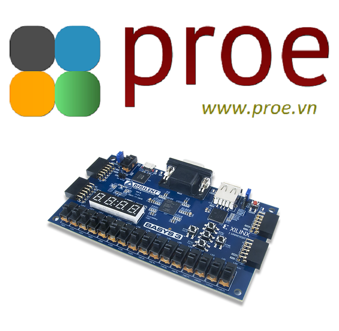 Basys 3 Artix-7 FPGA Trainer Board | Điện tử ProE