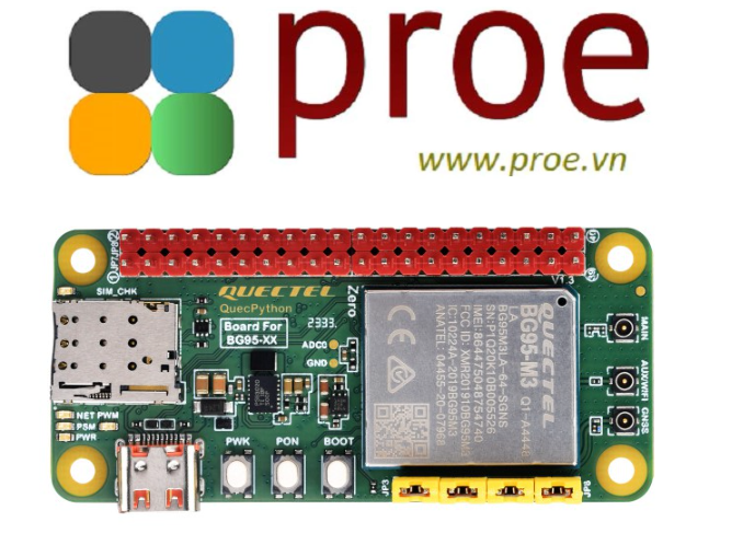 BG95 EVB Development Board Designed For QuecPython, Low Power Consumption, Supports LTE / EGPRS ...