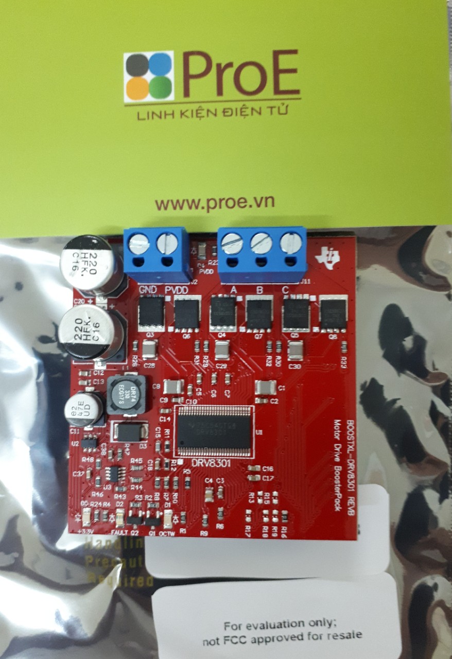 BOOSTXL-DRV8301-Motor Drive BoosterPack featuring DRV8301 and NexFET™ MOSFETs | Điện tử ProE