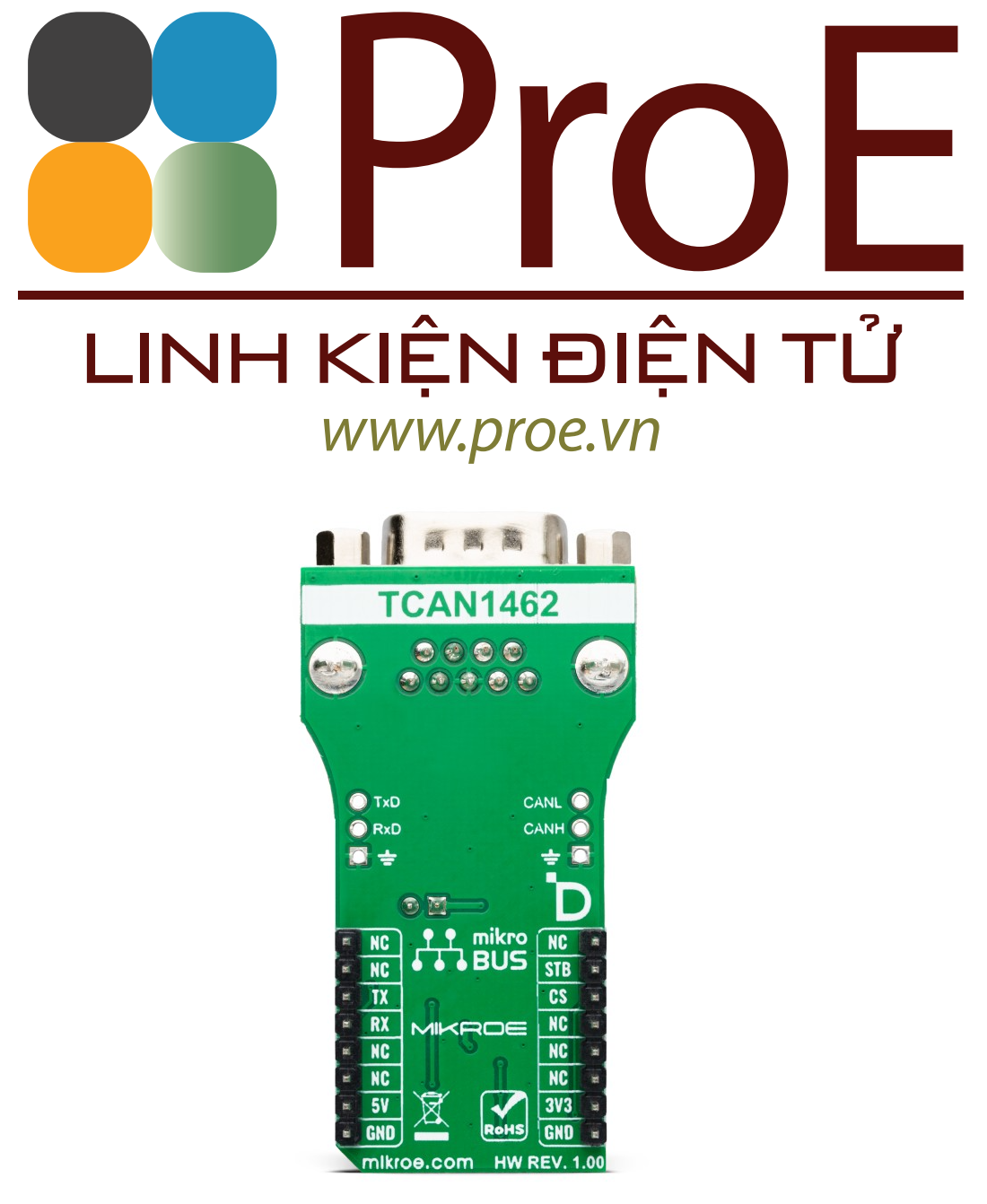 CAN FD 7 Click Board Fault Protected CAN and CAN FD Transceiver | Điện ...