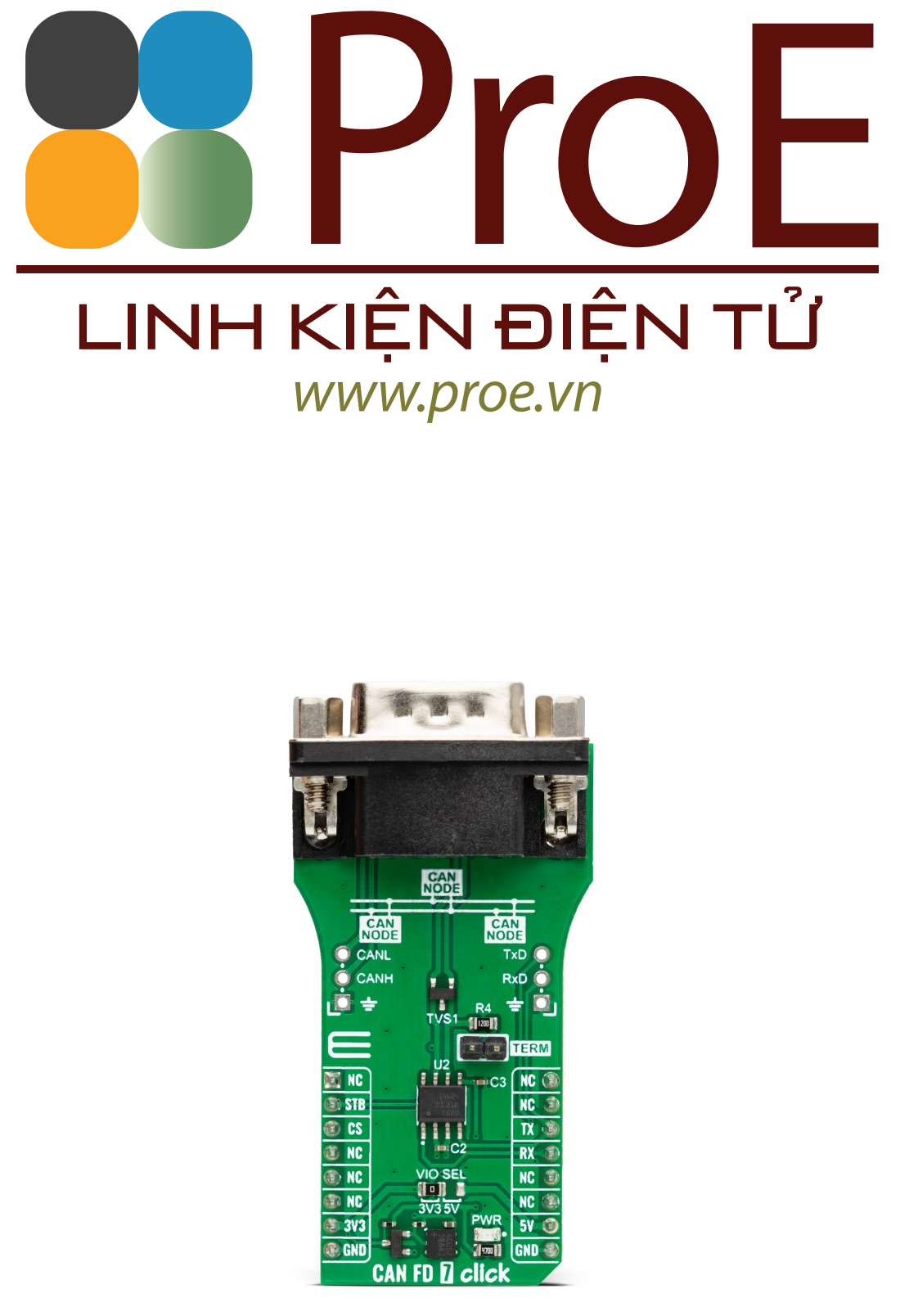 CAN FD 7 Click Board Fault Protected CAN and CAN FD Transceiver | Điện ...