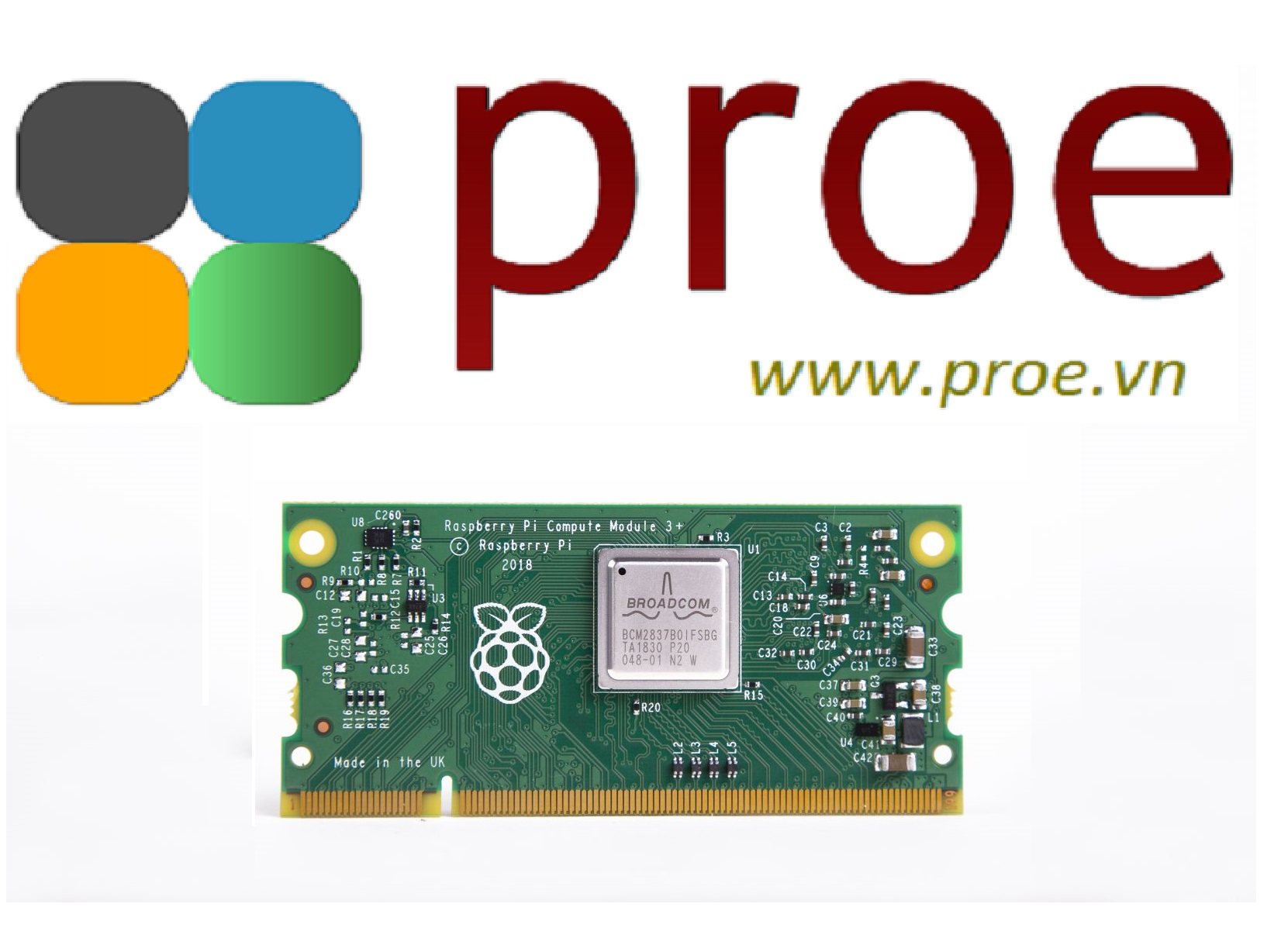Raspberry Pi Compute Module 3+ 32GB | Điện tử ProE