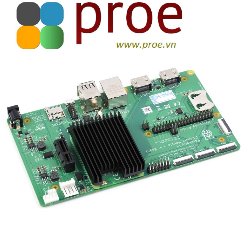 Dedicated Aluminum Heatsink for Raspberry Pi Compute Module 4 CM4, with ...