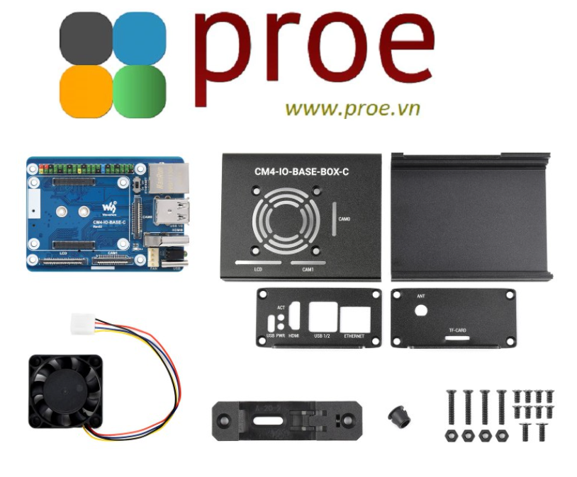 CM4-IO-BASE-BOX-C | Điện tử ProE