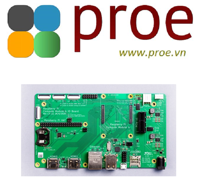 Compute Module 4 IO Board CM4 | Điện tử ProE