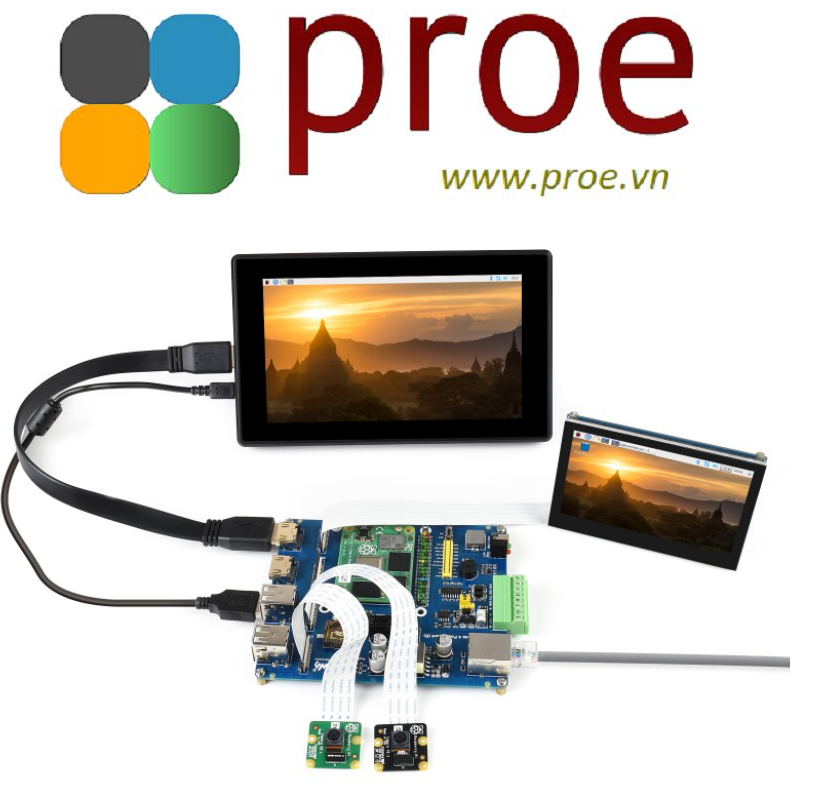 Raspberry Pi Compute Module 4 IO Board With PoE Feature (Type B), for ...