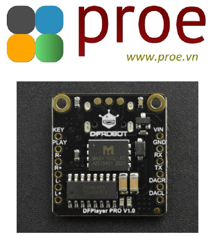 DFR0768 DFPlayer Pro - A mini MP3 Player with On-board 128MB Storage ...