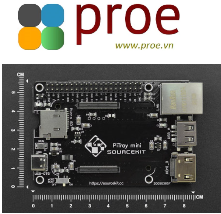 PiTray mini for Raspberry Pi Compute Module 4 | Điện tử ProE
