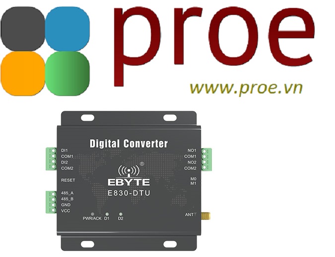 E830-DTU 2R2-433L RS485 Lora DTU | Điện tử ProE