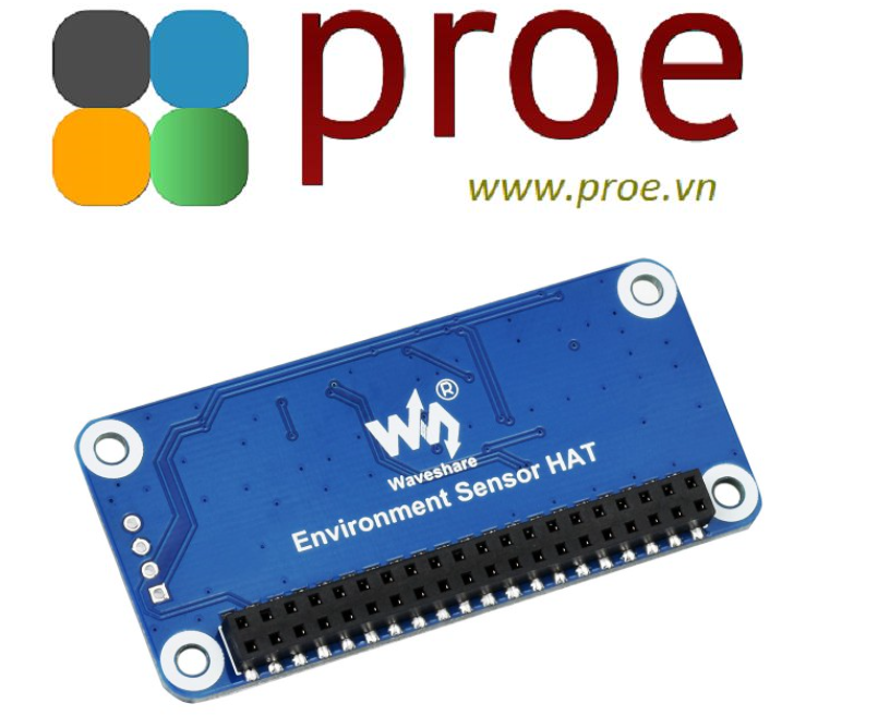 Environment Sensor HAT for Raspberry Pi, I2C Bus | Điện tử ProE