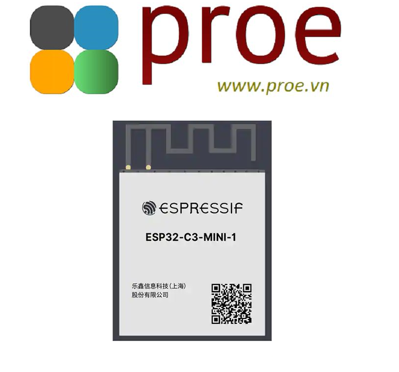 Esp32 C3 Mini 1 N4 Module Pcb Antenna Điện Tử Proe