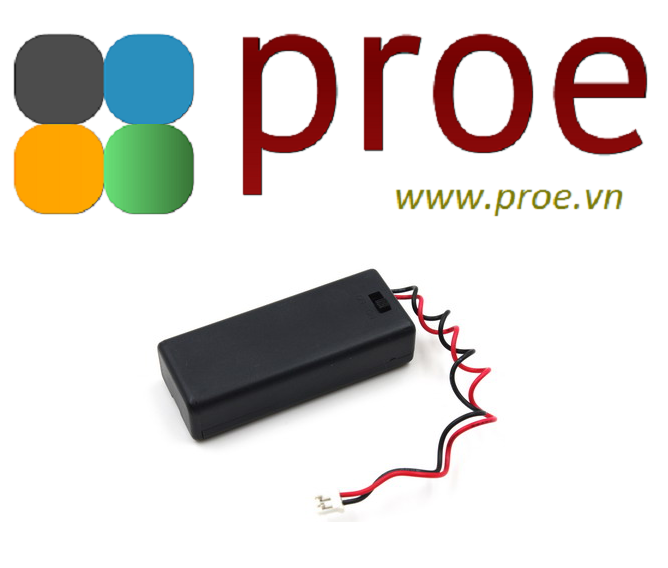 Vỏ hộp Nguồn Pin 2AAA Cho Micro Bit | Điện tử ProE