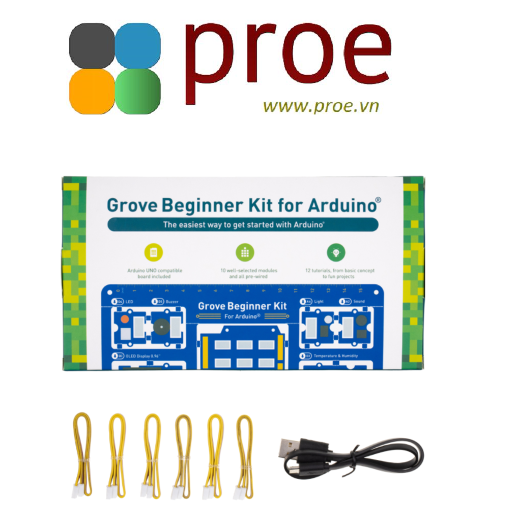 Grove Beginner Kit for Arduino | Điện tử ProE Grove Beginner Kit for Arduino | Điện tử ProE