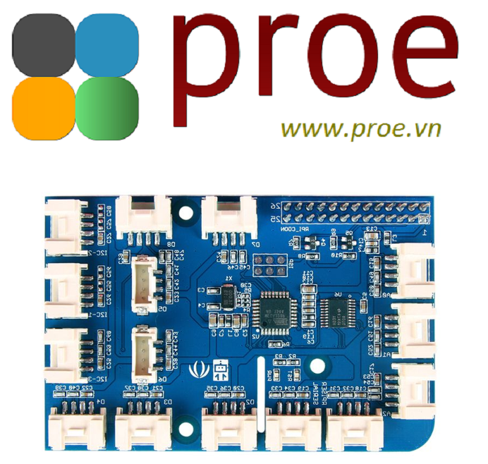 Raspberry Pi Grove Shield GrovePi+ | Điện tử ProE